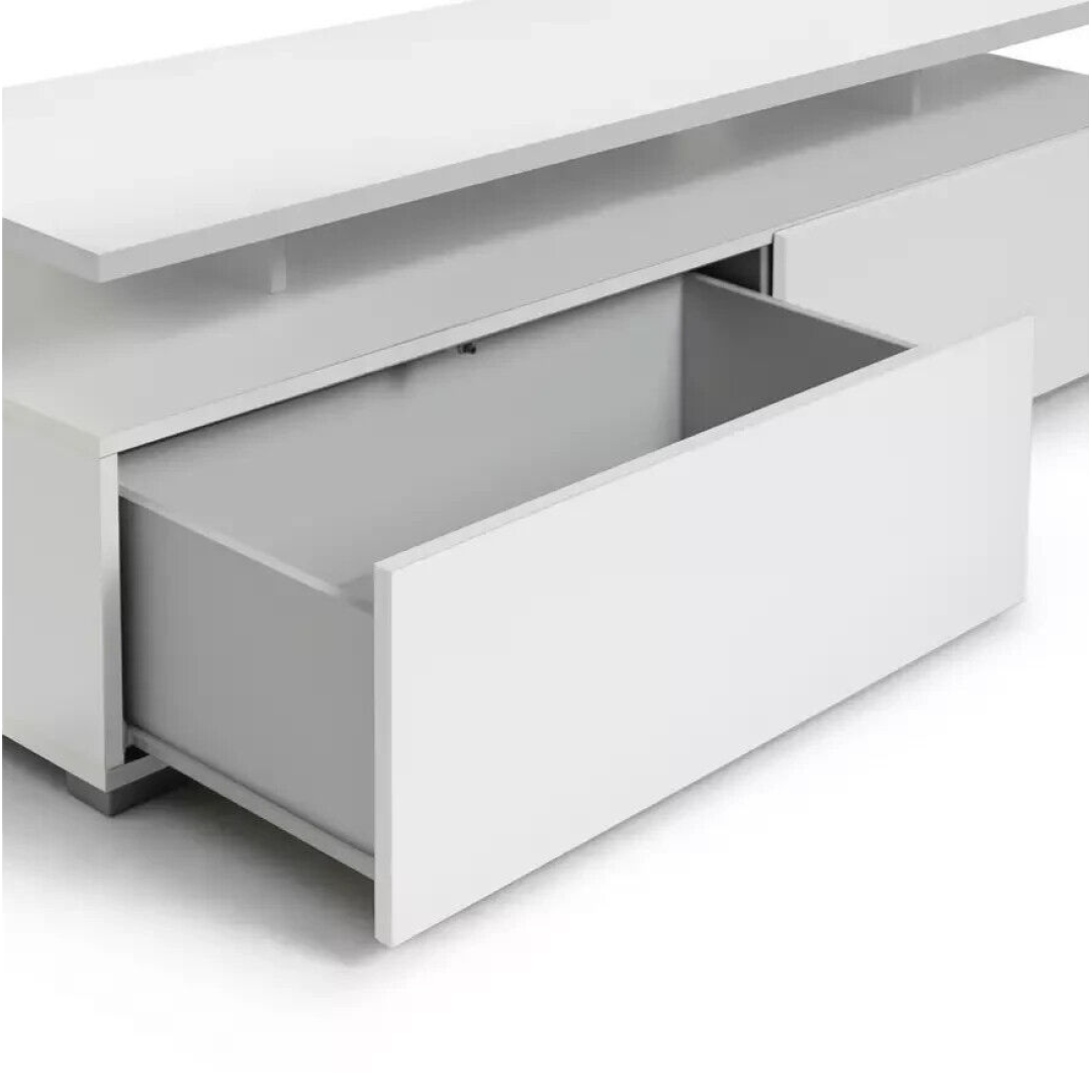 Floating Top TV Unit White