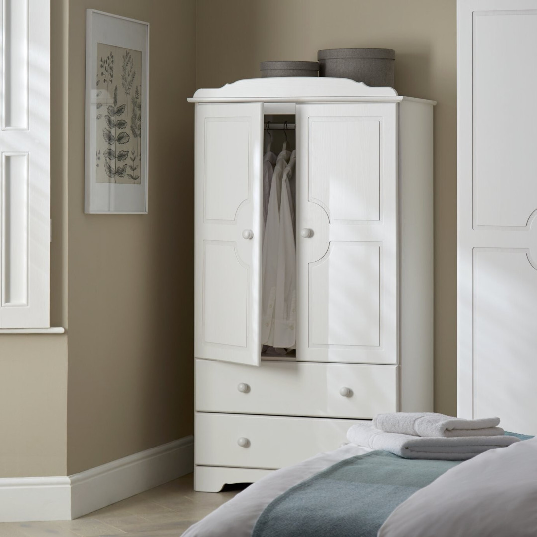 Nordic 2 door 2 drawer wardrobe store