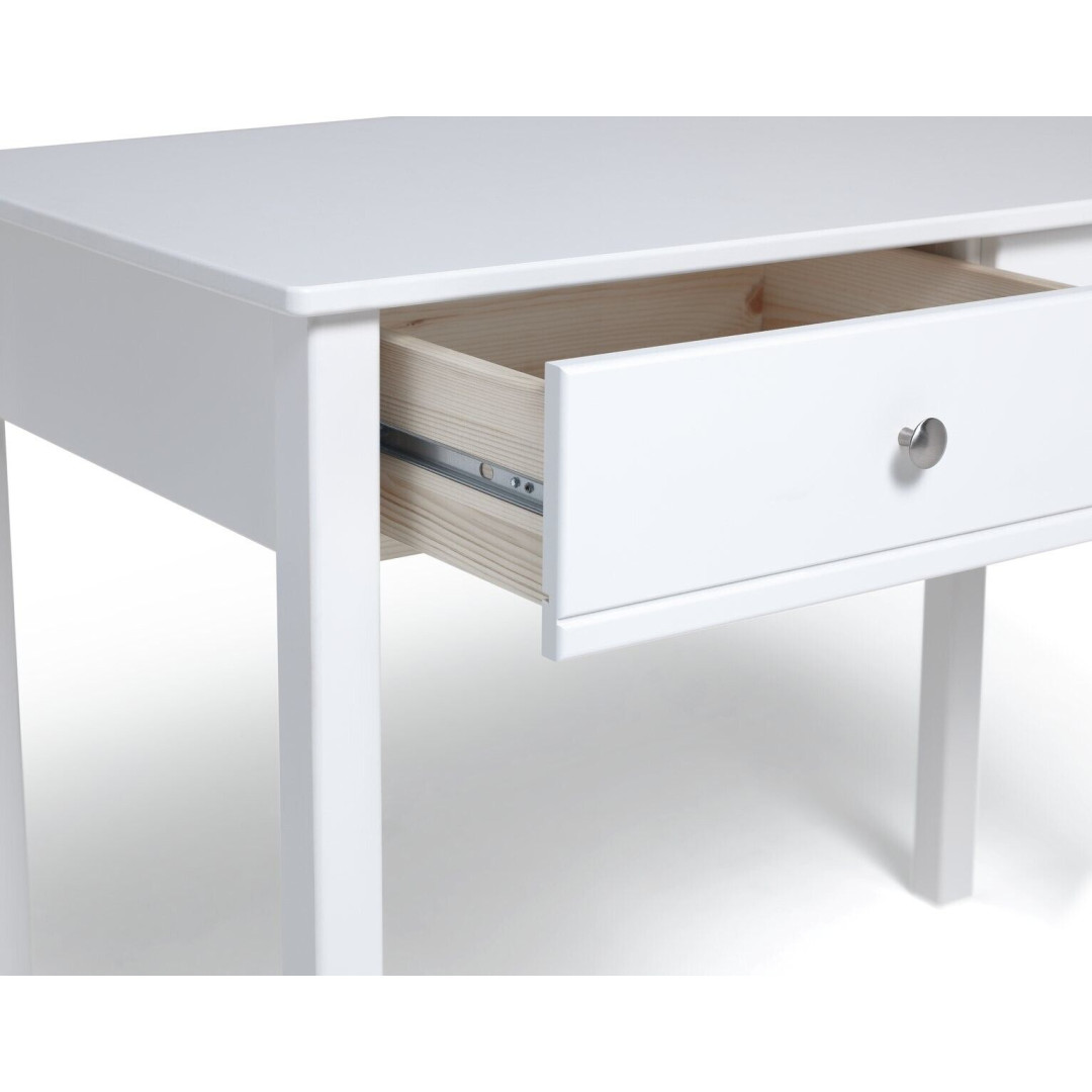Brooklyn 2 Drawer Desk White B Grade